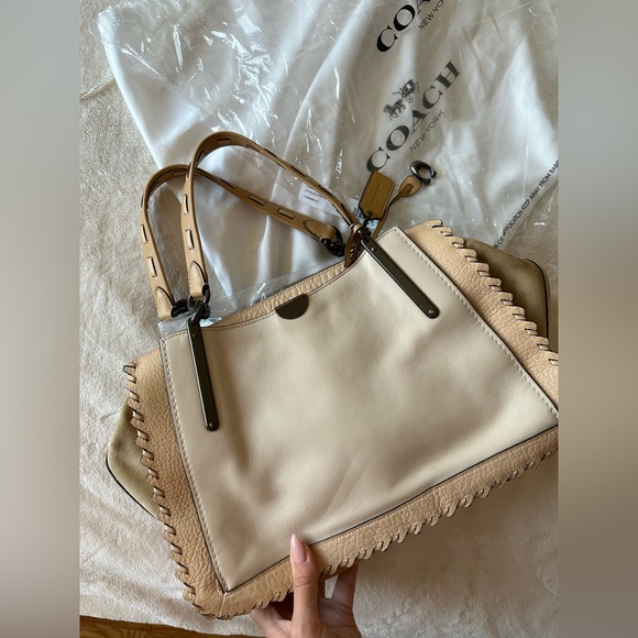 Coach | Bags | Authentic Coach Bag Dreamer 36 In Colorblock Ivory ...